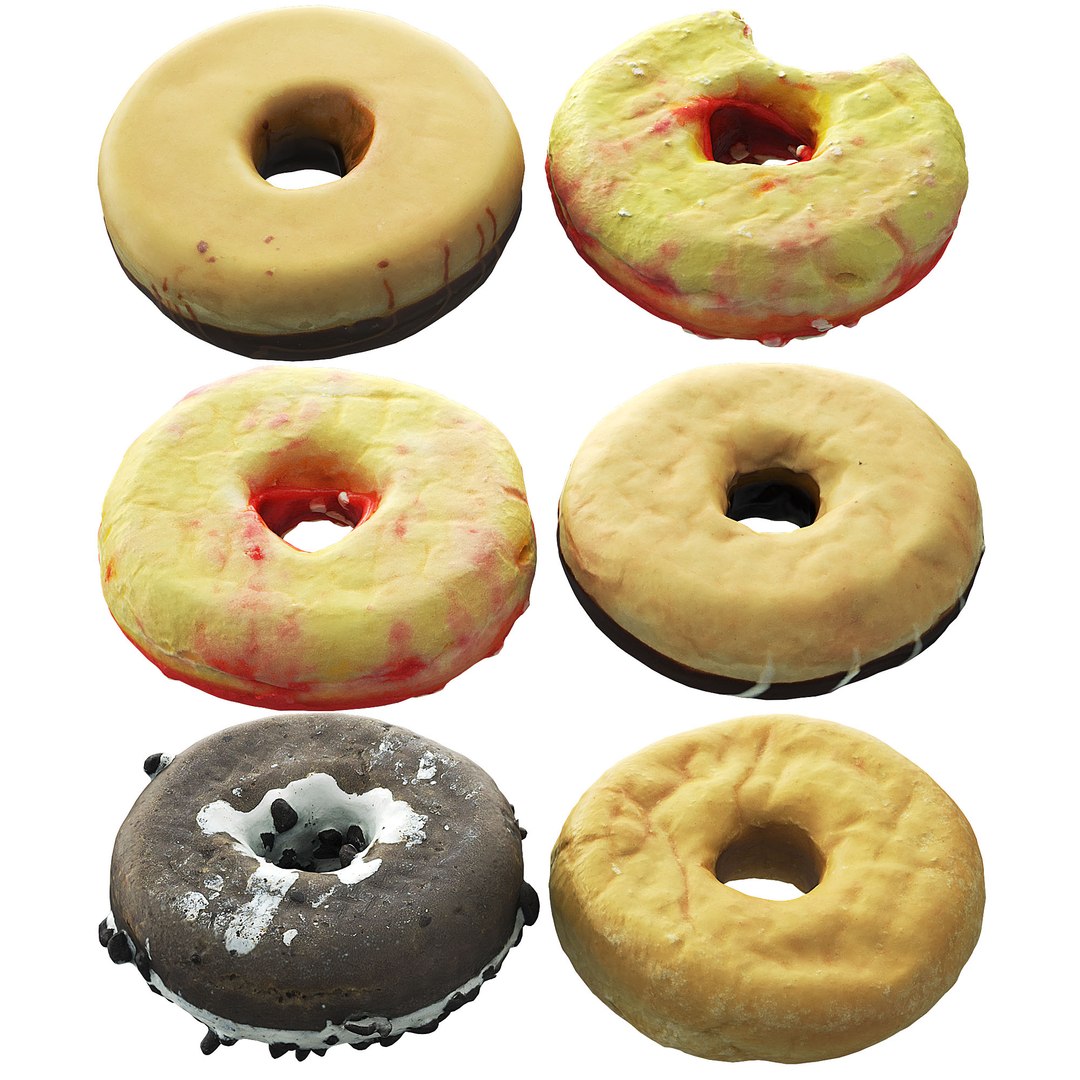 3D donuts model - TurboSquid 1704420