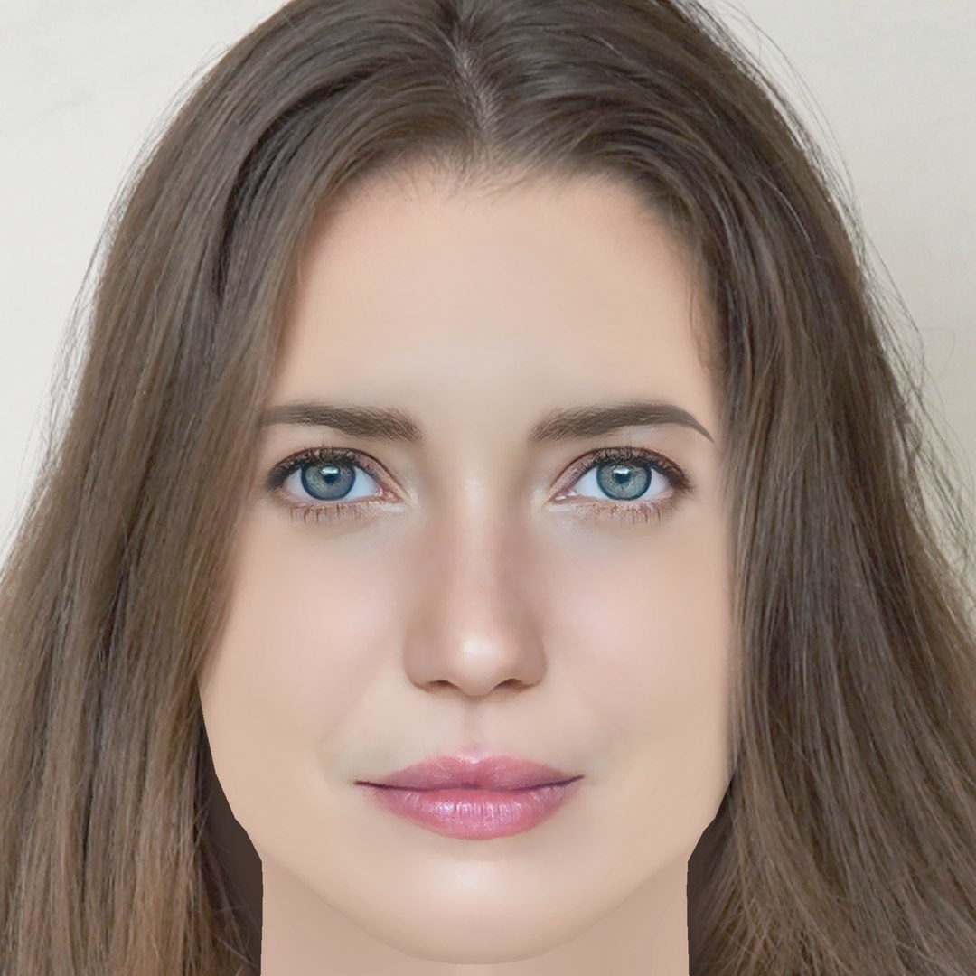 3D Nathalia Dill Head - No Hair - Low Poly Head For Game - TurboSquid ...