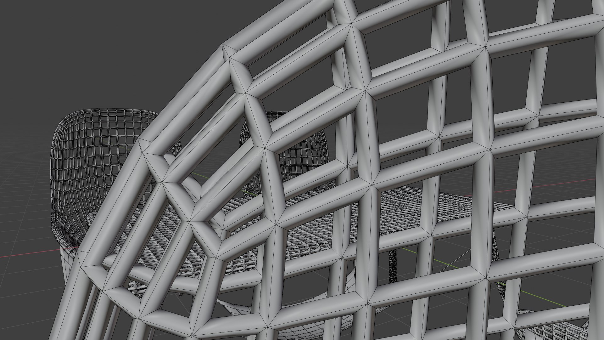 Wire Table Set 3D - TurboSquid 1767685
