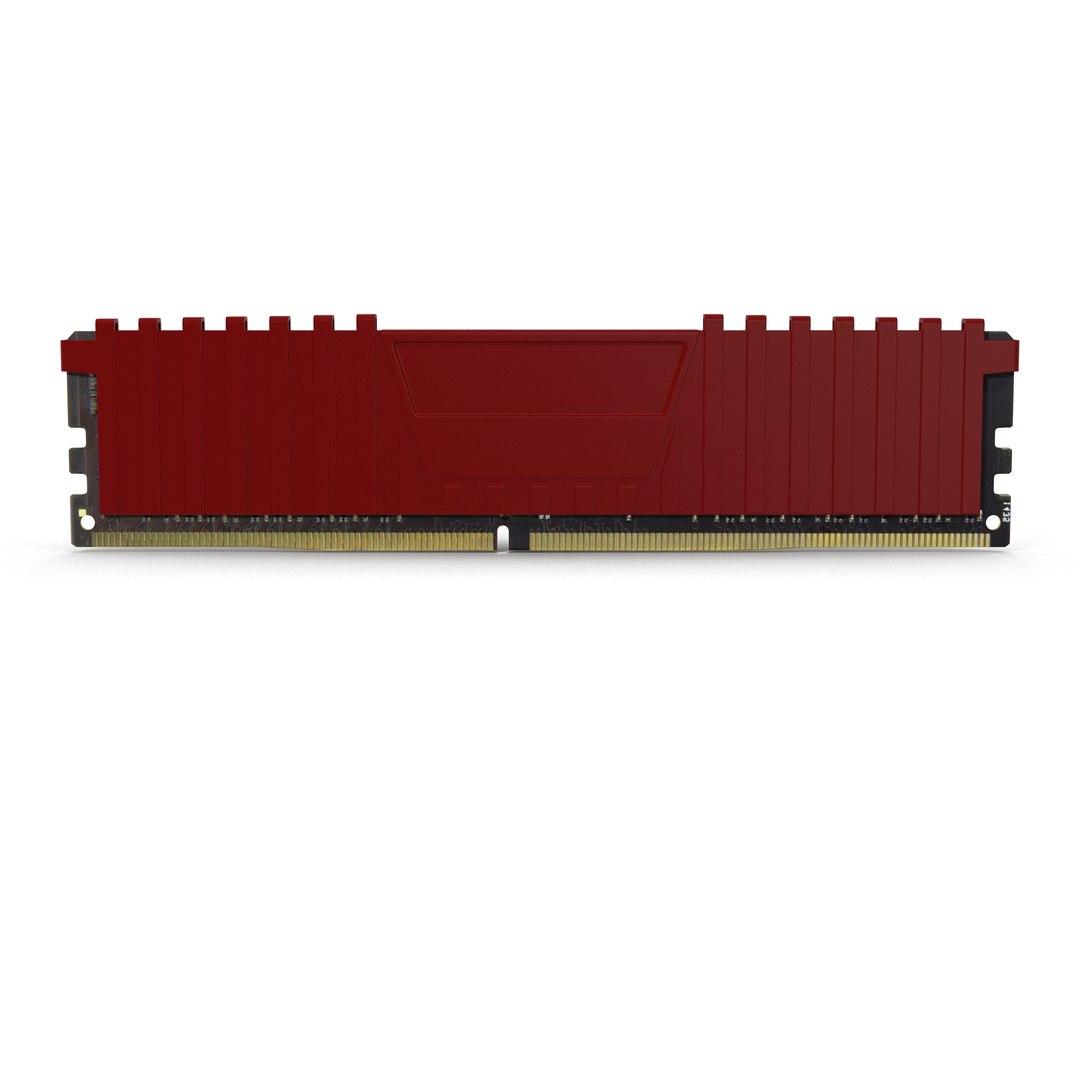 3D Ram Corsair Vengeance Red - TurboSquid 1261776