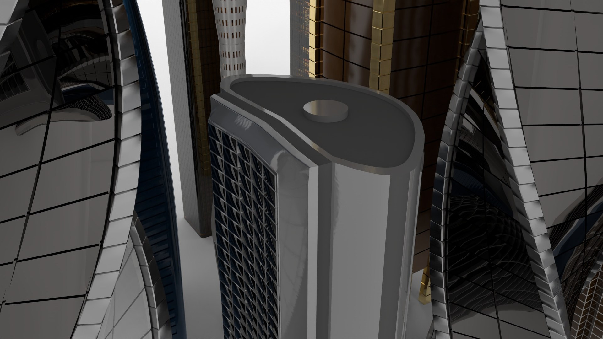3D Skyscraper Polovinko Model - TurboSquid 1945582