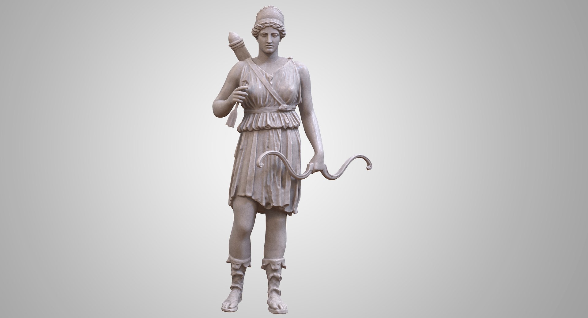 Artemis Statue 3D Model - TurboSquid 2120245