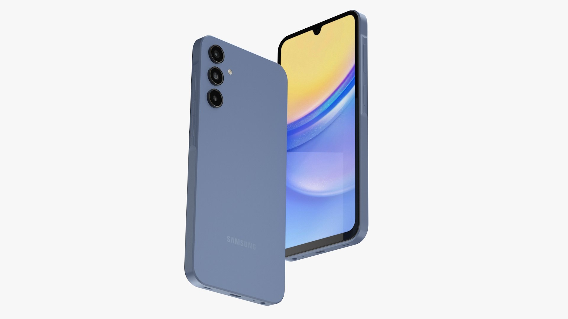 Samsung Galaxy A15 5G Blue 3D Model - TurboSquid 2167016