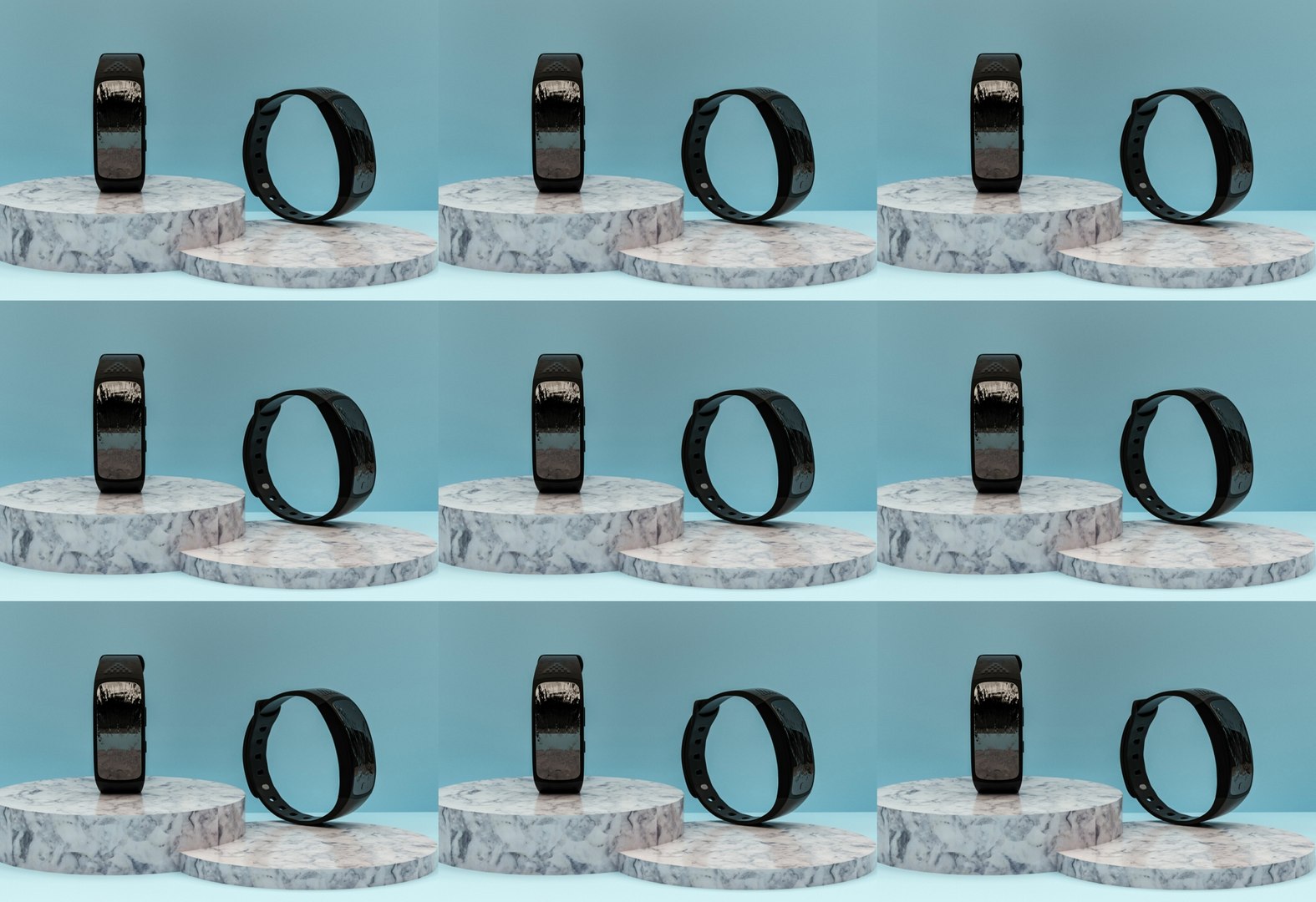 Sports Xiaomi Wristband Little Genius Kids Watch Hand Phone C4D Model ...