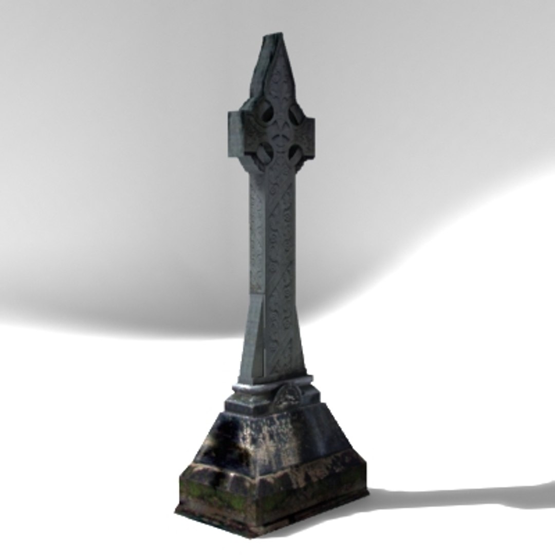 3d Stone Grave Gravestone