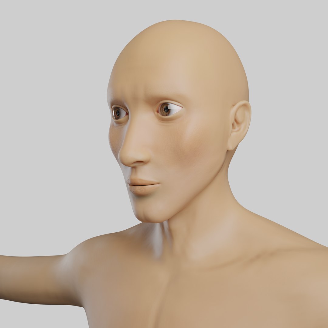 Realistic Low Poly Male Model 3D - TurboSquid 2325481