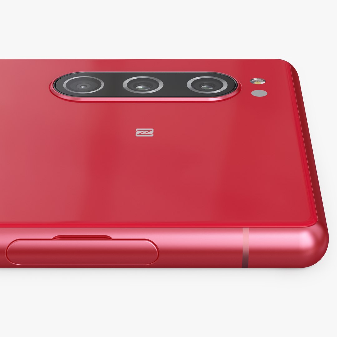 Sony Xperia 5 Red 3D Model - TurboSquid 1446193