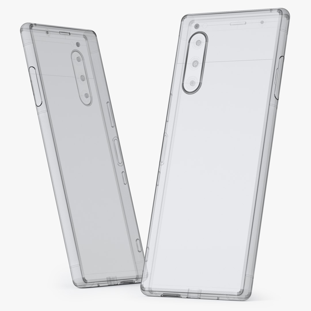 Sony Xperia 5 Red 3D Model - TurboSquid 1446193