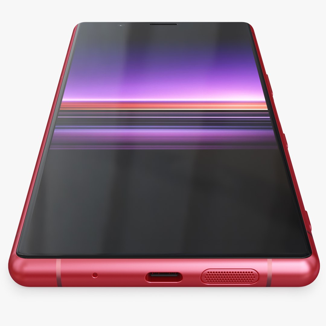 Sony Xperia 5 Red 3D Model - TurboSquid 1446193