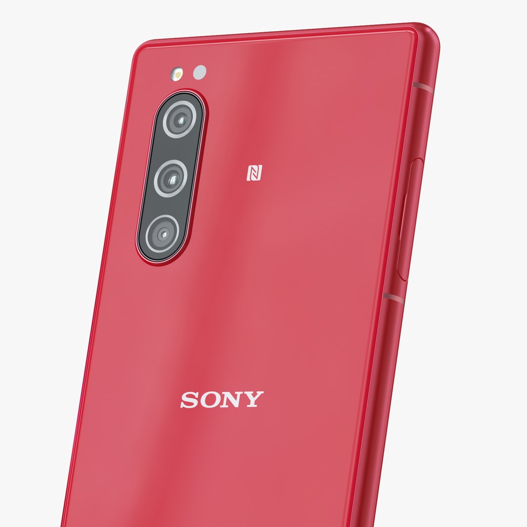 Sony Xperia 5 Red 3D Model - TurboSquid 1446193