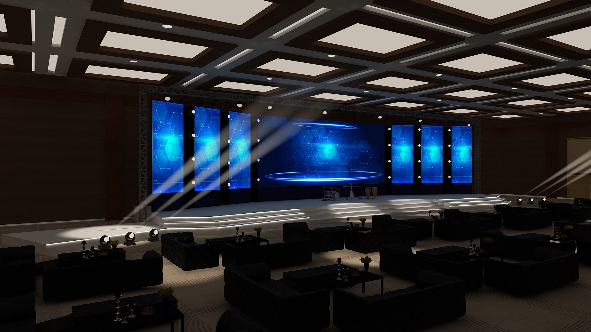 3D conference hall model - TurboSquid 1676191