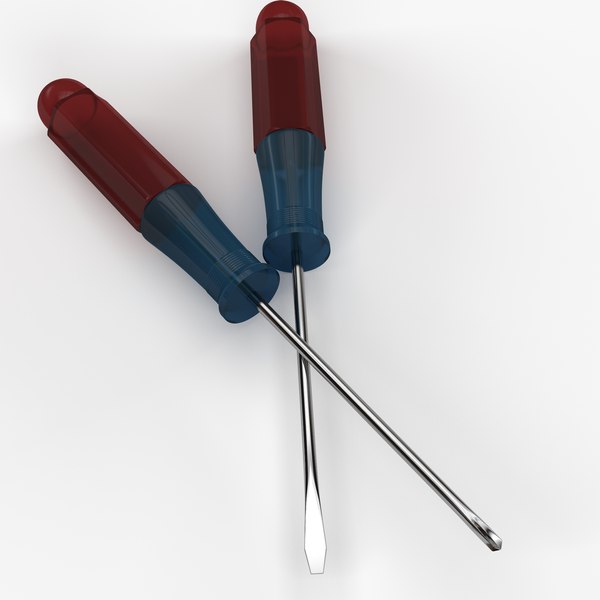 3d model of screwdriver