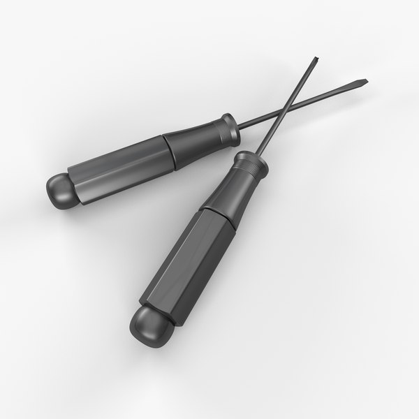 3d model of screwdriver