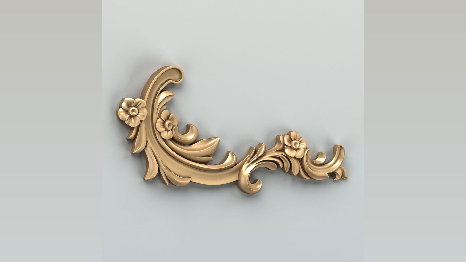 3D Corner decor 025 model - TurboSquid 2008337