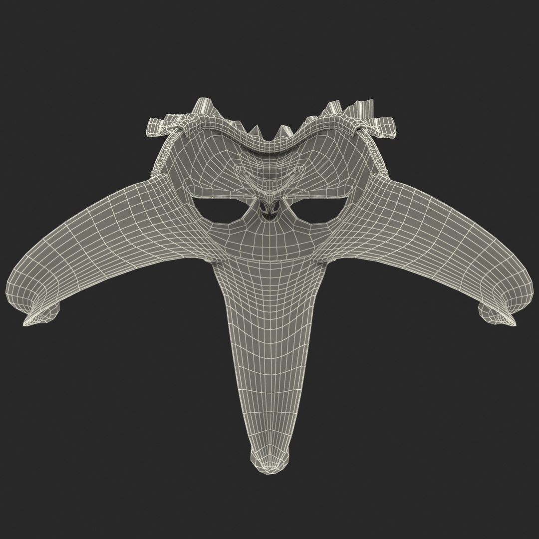 carnival mask 3d model