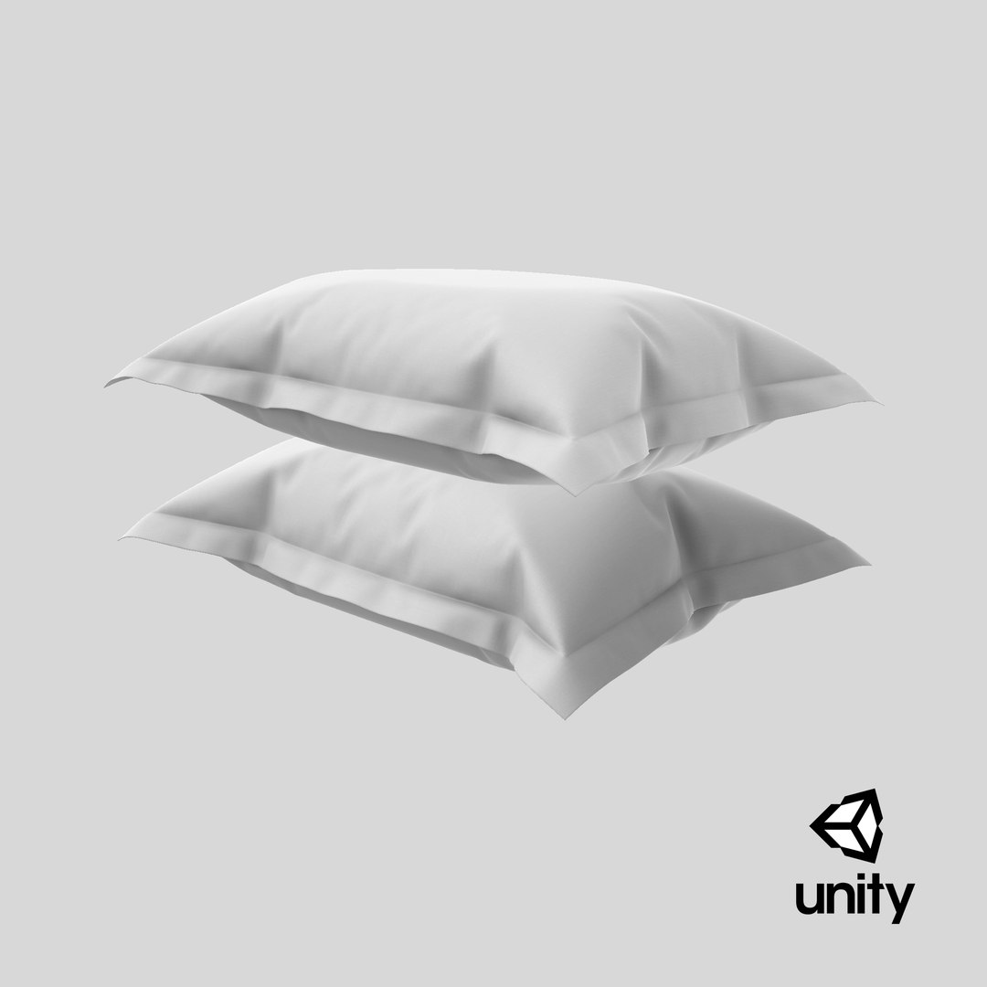 3D Bed Pillows PBR - TurboSquid 2145612