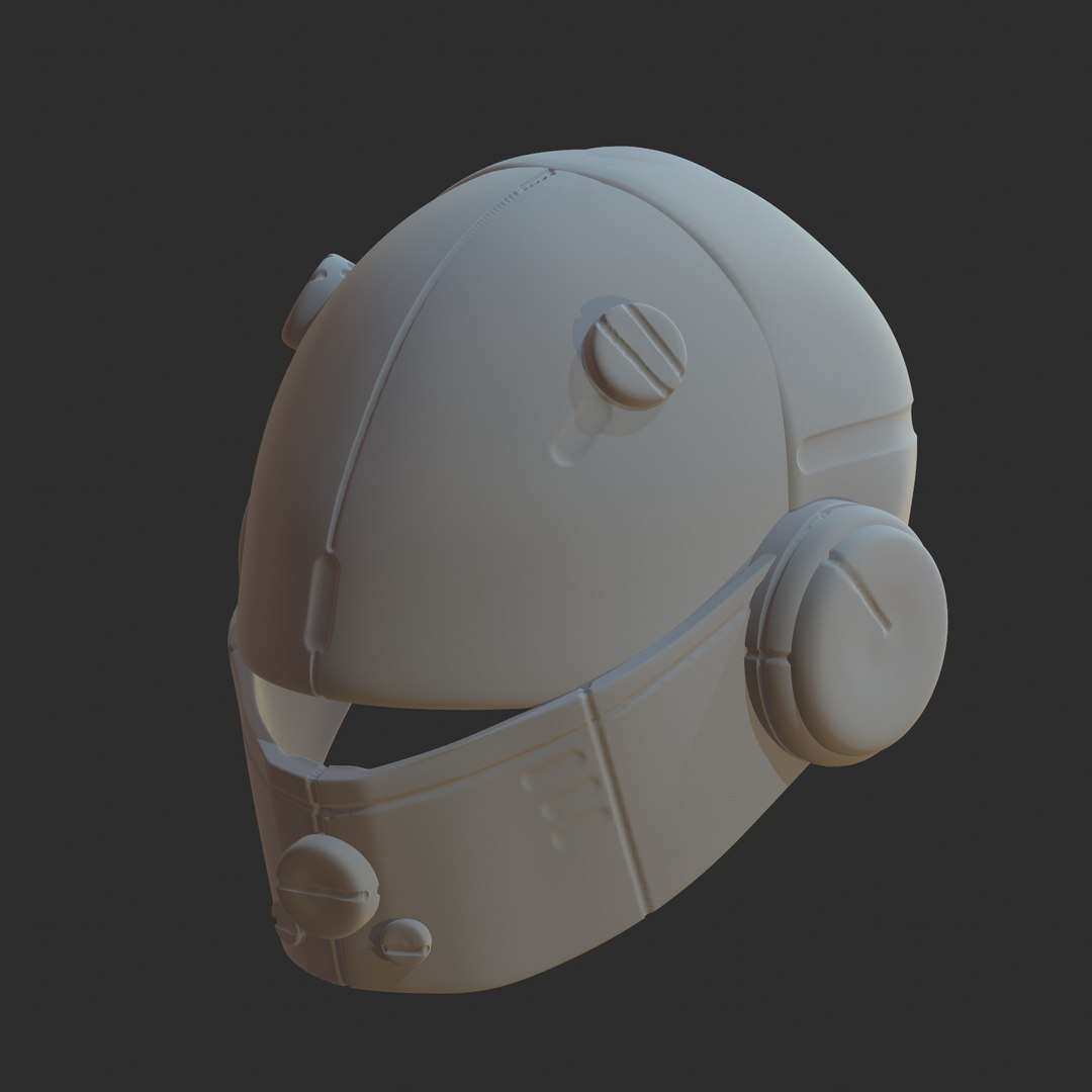 Helmet Sculpt Printable 3D Model - TurboSquid 1594334