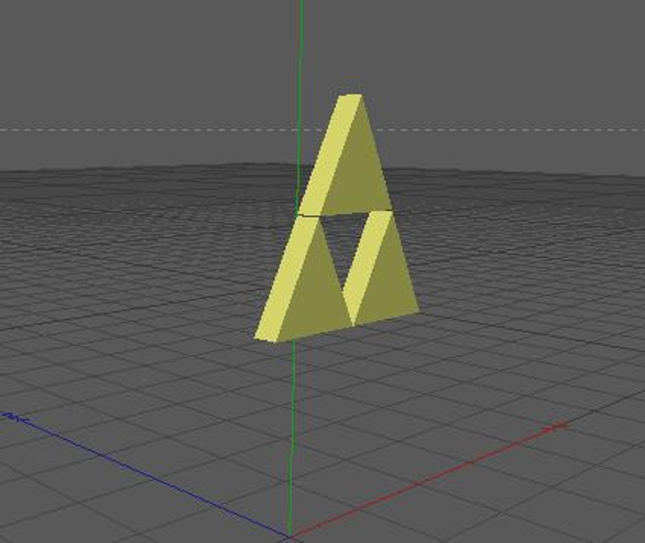 Triforce Legend Zelda 3d Model