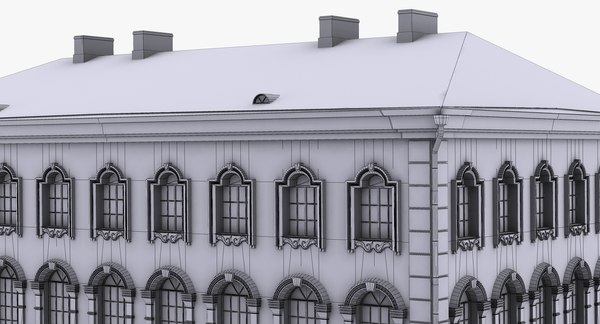 3D model 18 centry building - TurboSquid 1317610