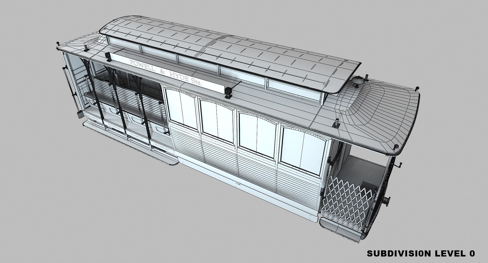 3d Model Cable Car