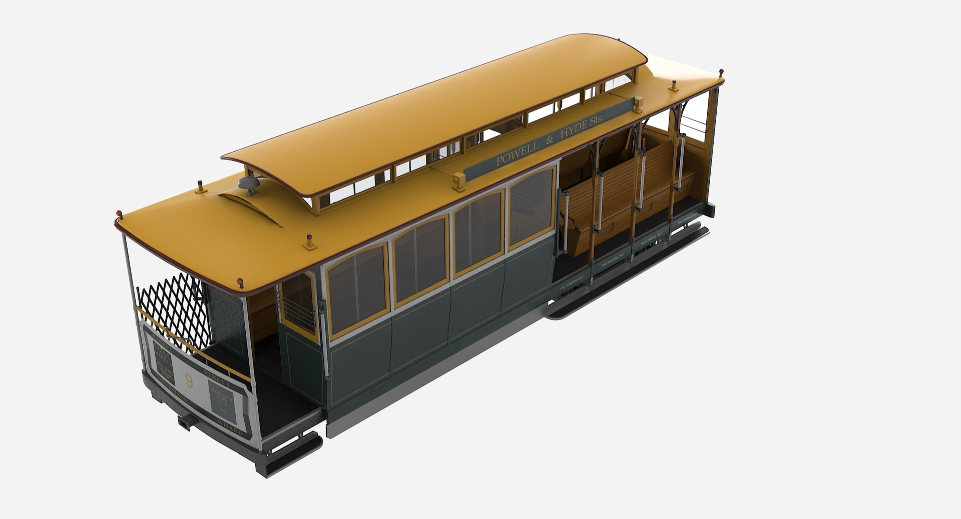 3d Model Cable Car