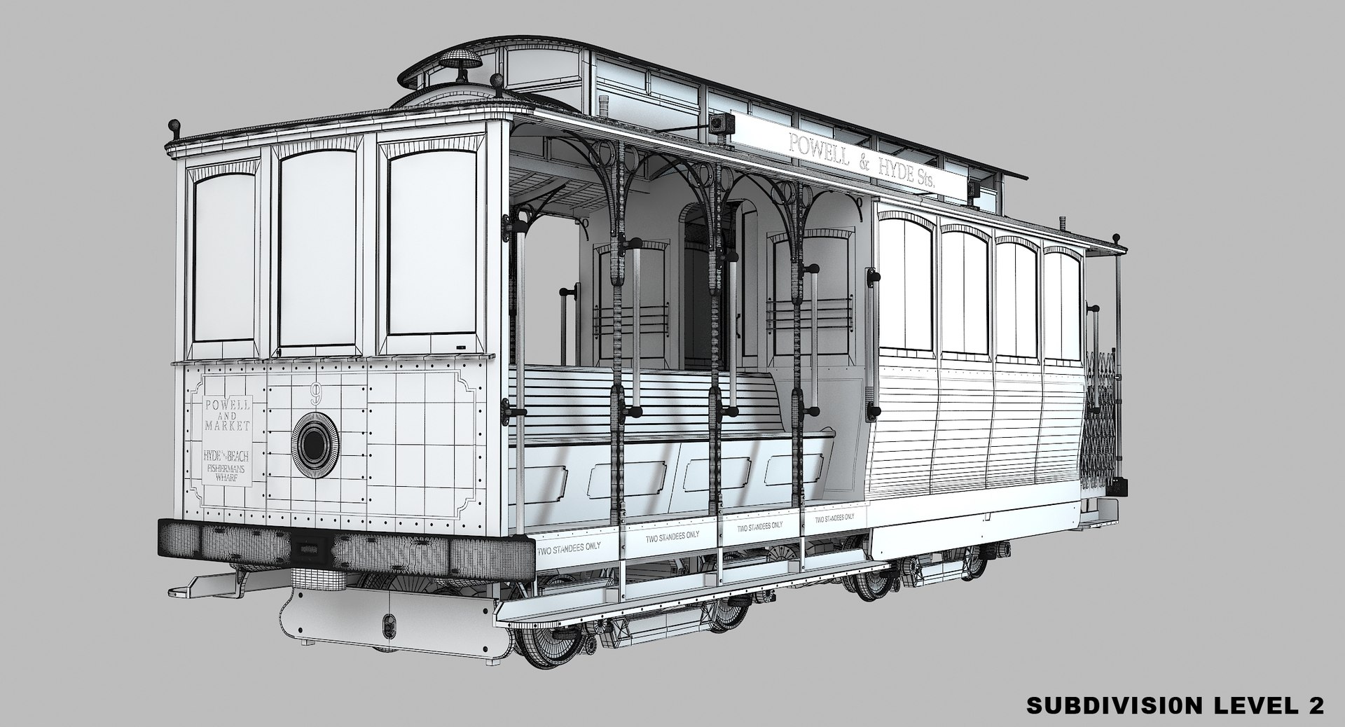3d Model Cable Car