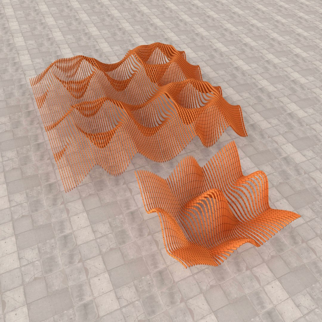 Parametric Wood Ceiling 3D Model - TurboSquid 1487842