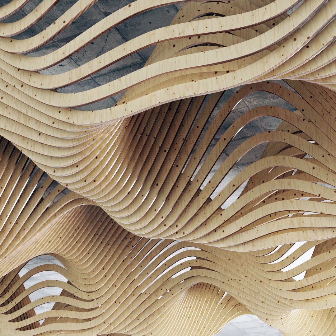 Parametric Wood Ceiling 3D Model - TurboSquid 1487842
