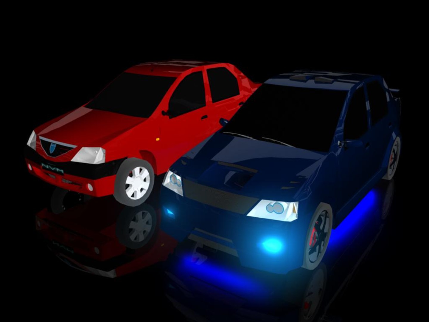 Dacia Logan 3d Model