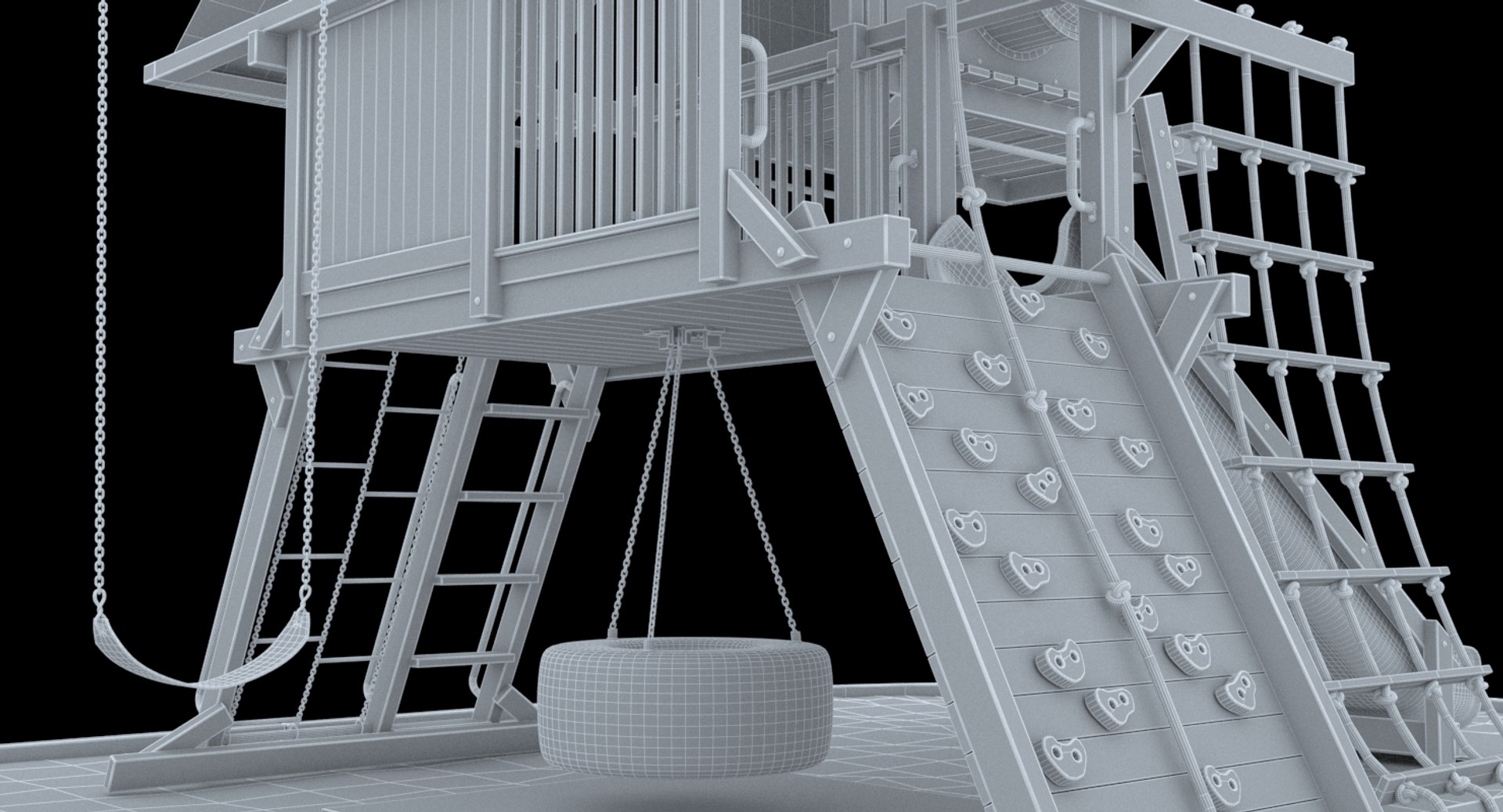 Children playground 3D model - TurboSquid 1299059