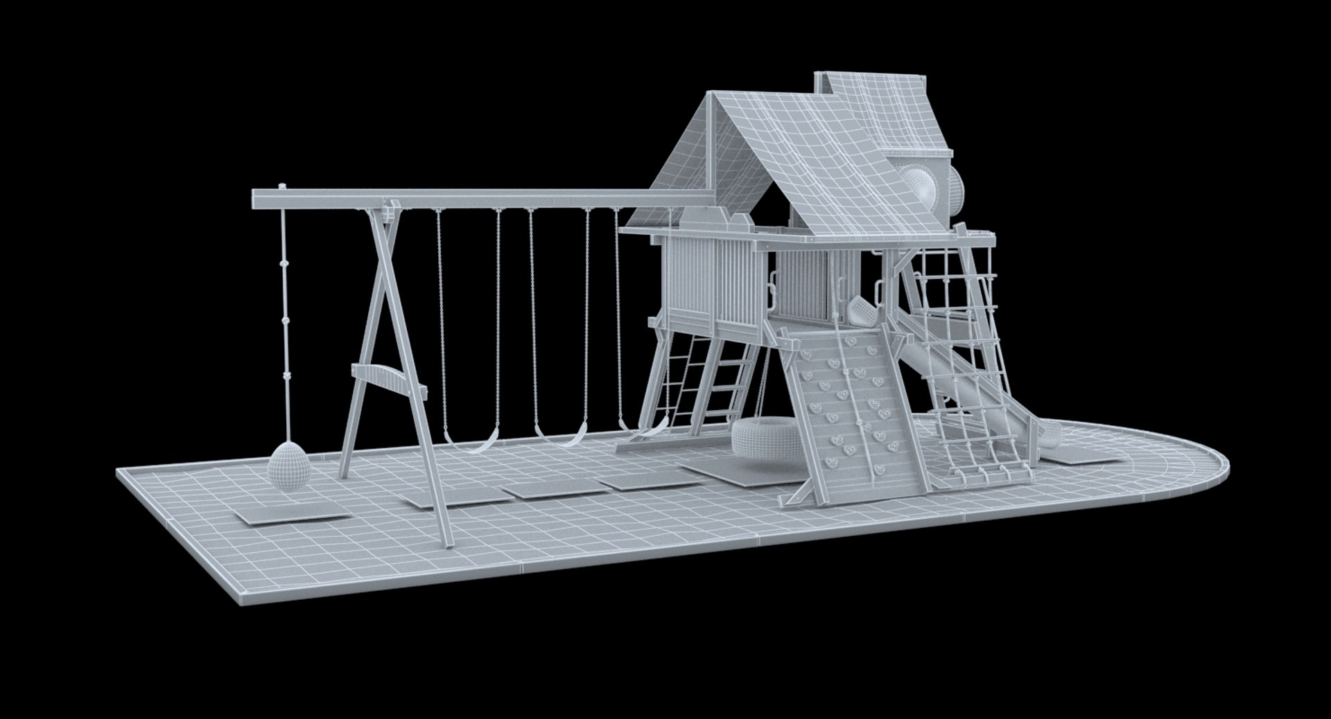 Children playground 3D model - TurboSquid 1299059