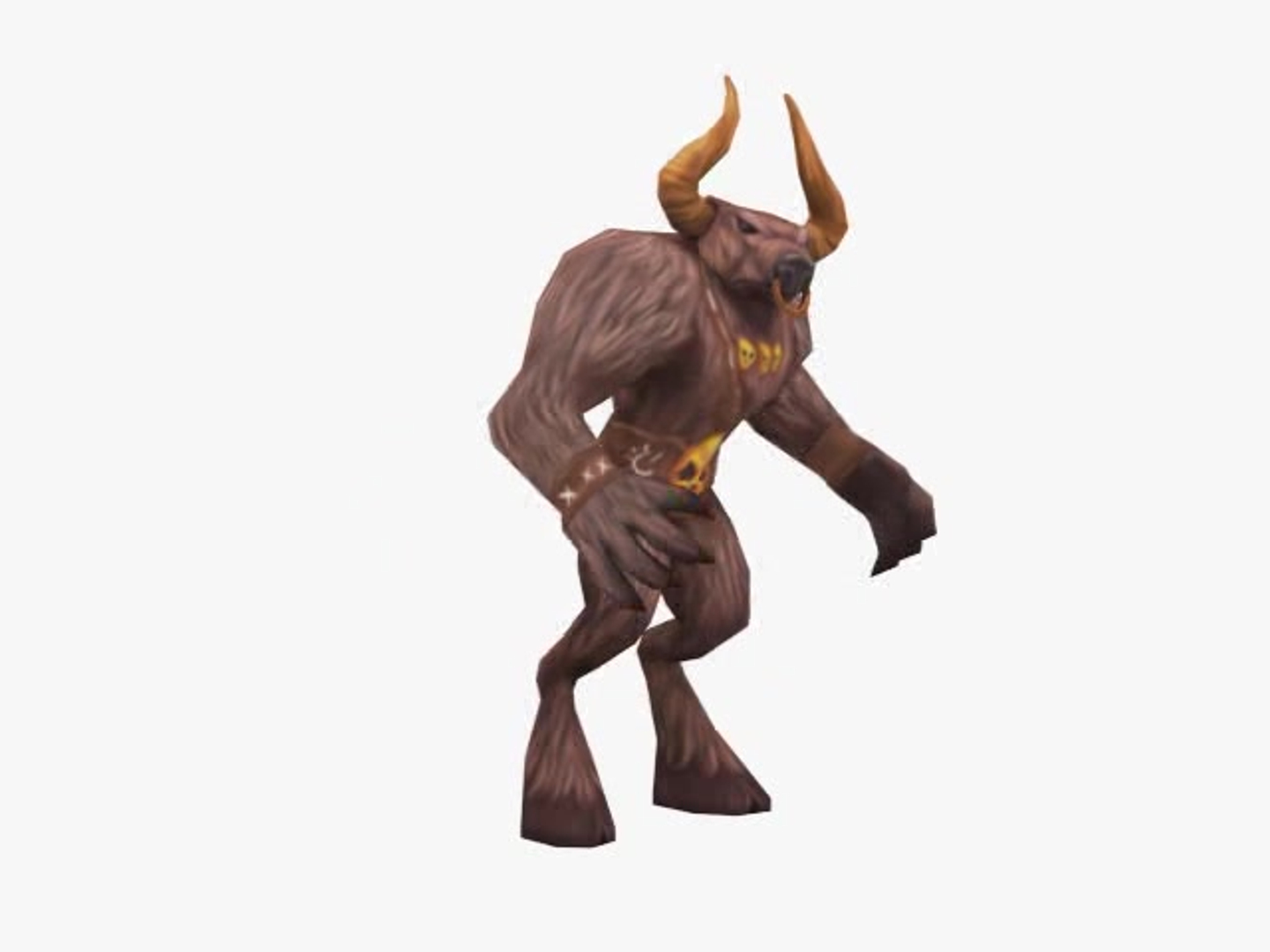 minotaur animations character 3d model