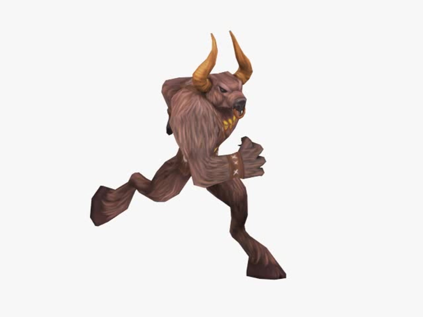 minotaur animations character 3d model