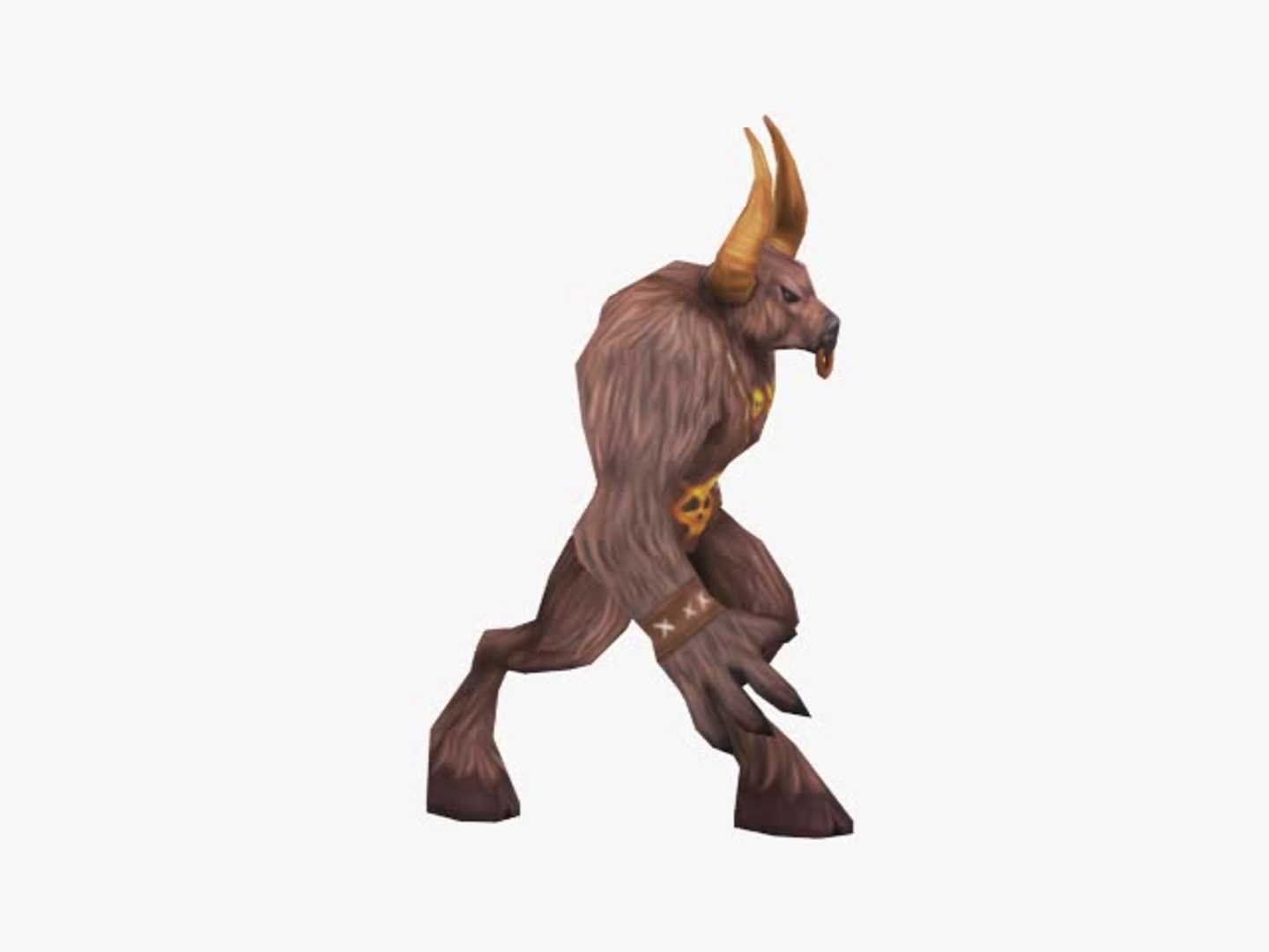 minotaur animations character 3d model