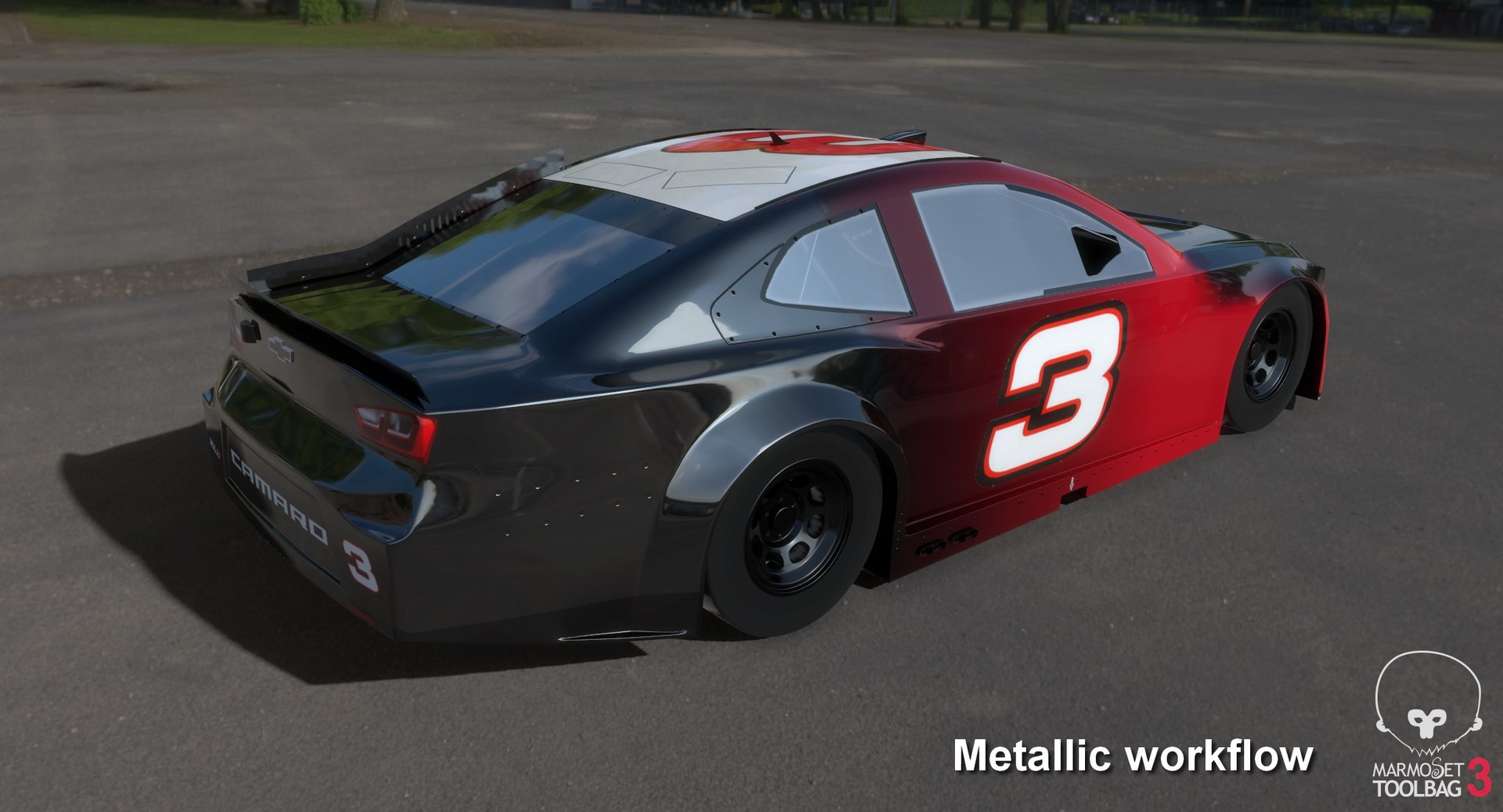 3D nascar race car richard - TurboSquid 1324104