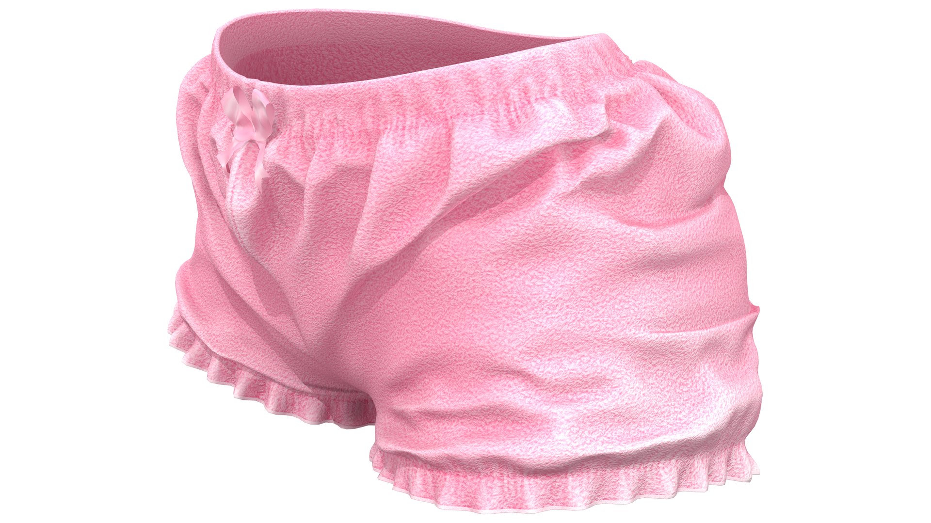 Plush Bloomers Sleep Shorts 3D model - TurboSquid 2074411