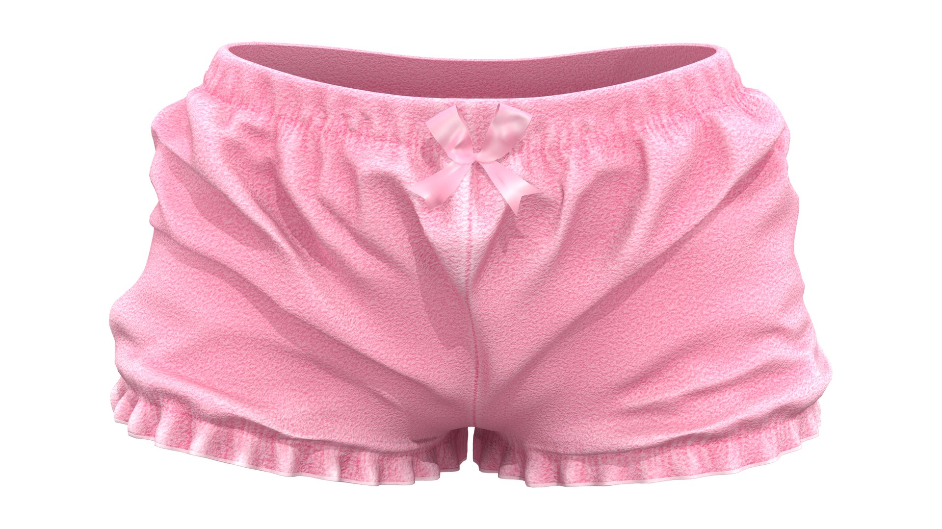 Plush Bloomers Sleep Shorts 3D model - TurboSquid 2074411