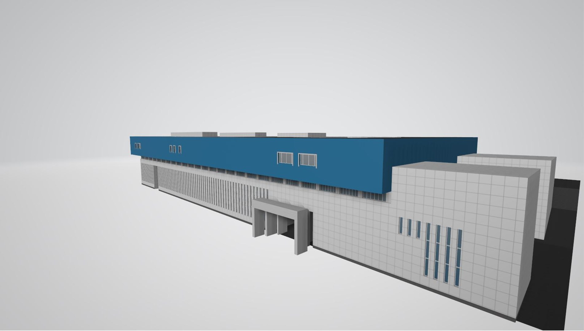 3D Model The University Production Factory Building - TurboSquid 1719243
