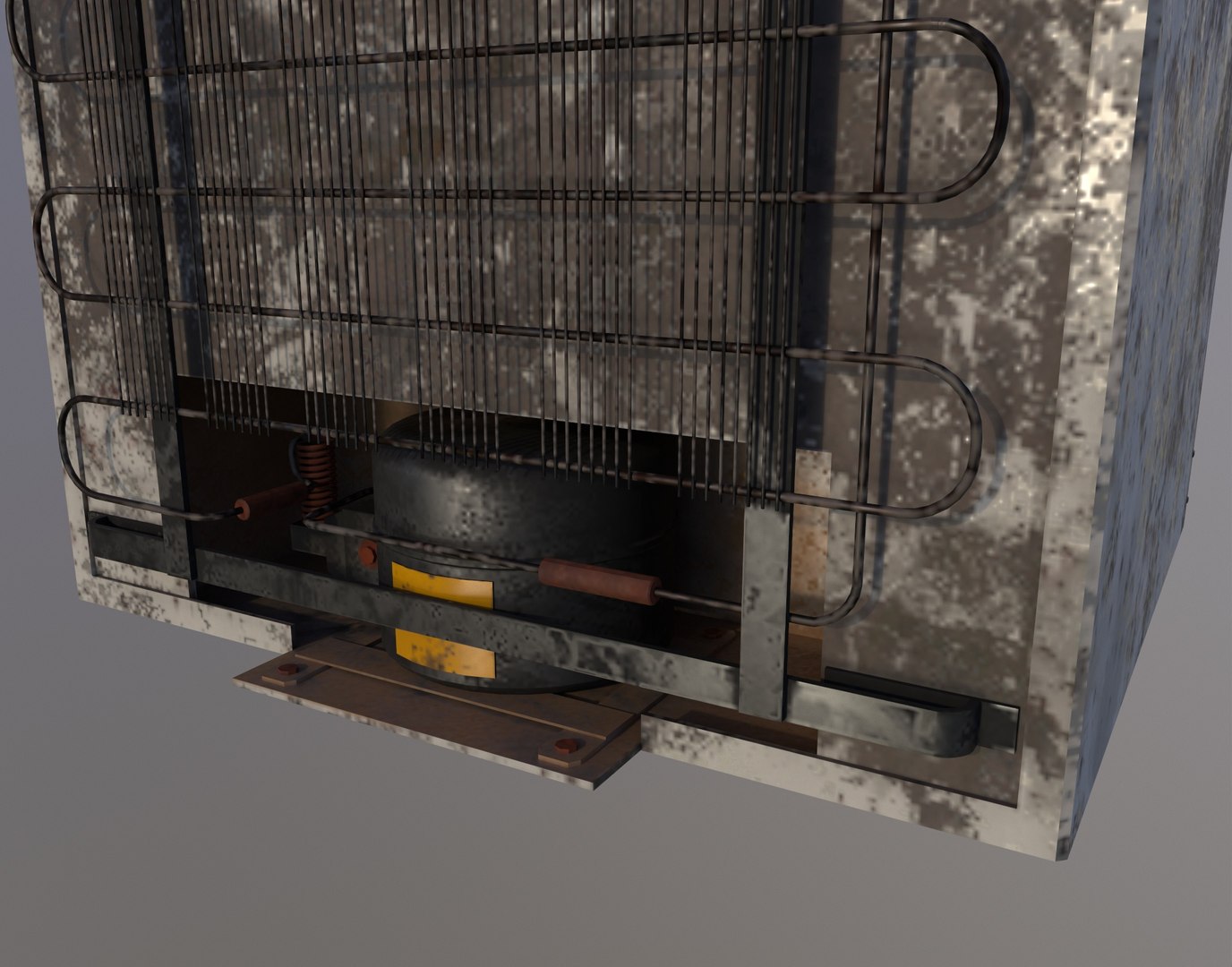 3D Model Soviet Vintage Refrigerator Zil Moskva 9 Color Variants ...