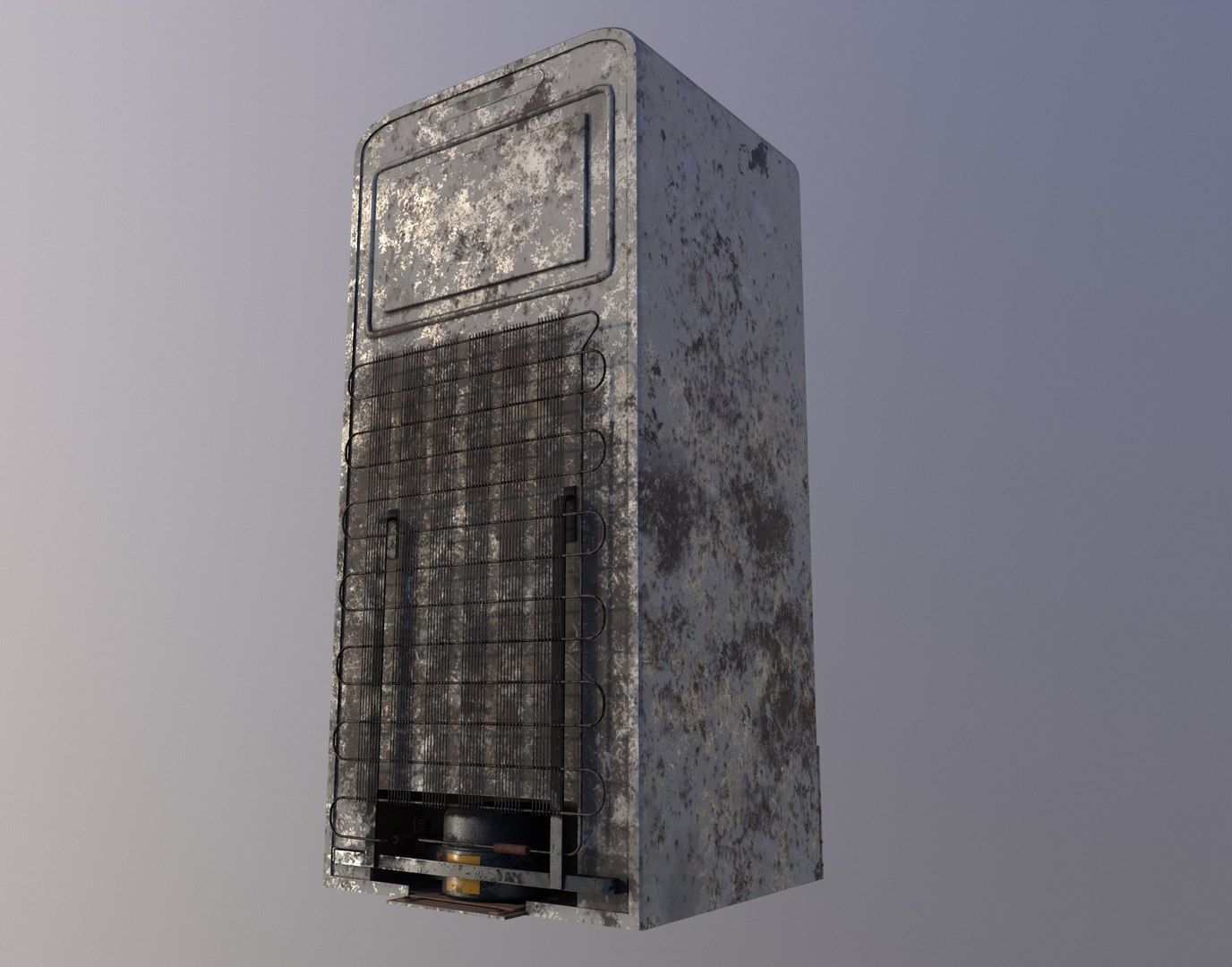3D Model Soviet Vintage Refrigerator Zil Moskva 9 Color Variants ...