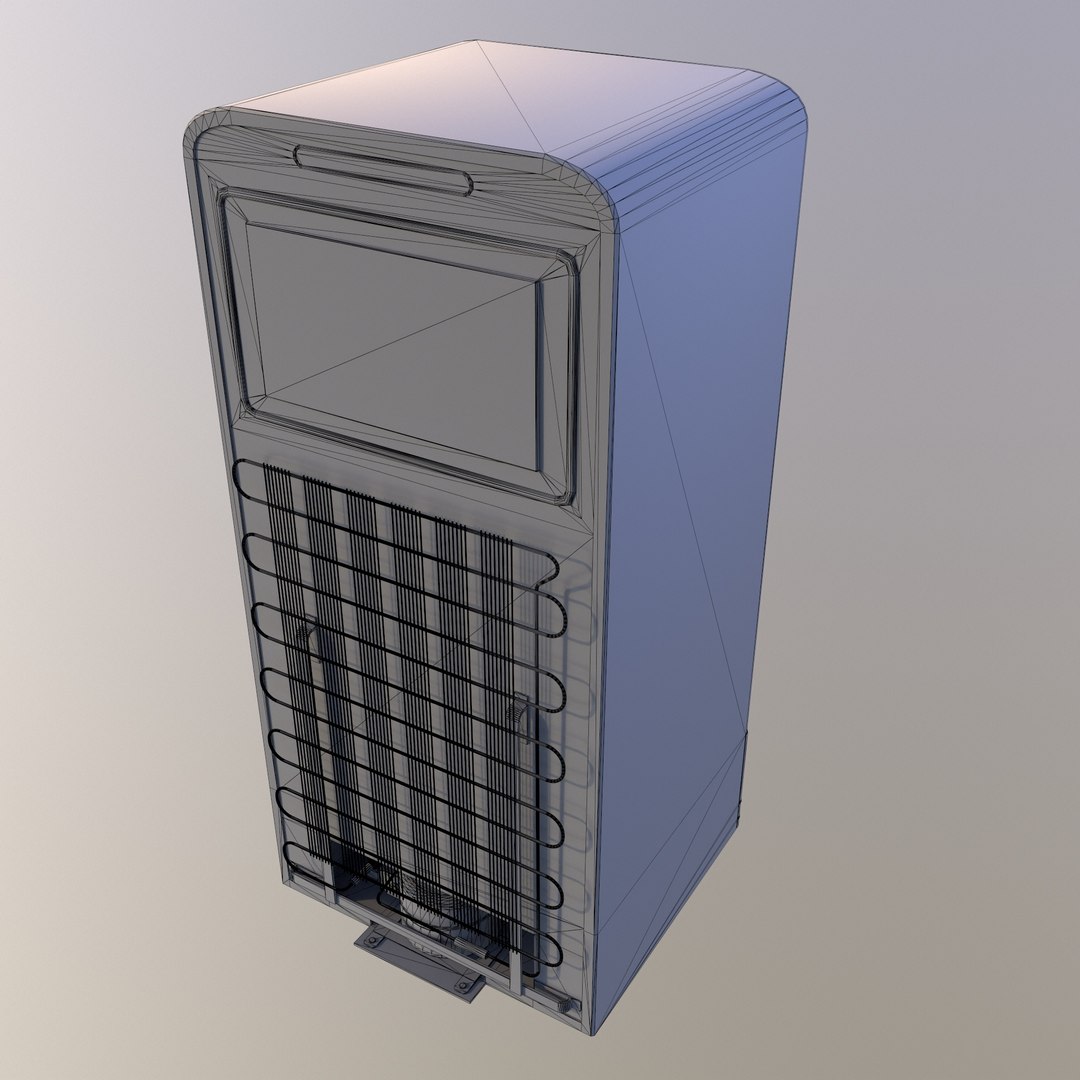 3D model Soviet Vintage refrigerator Zil Moskva 9 Color Variants ...