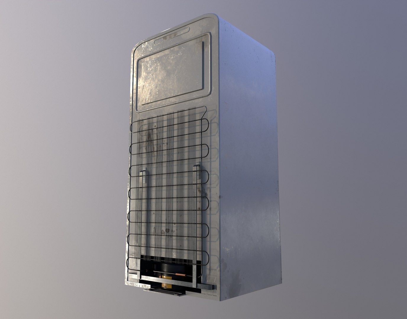 3D model Soviet Vintage refrigerator Zil Moskva 9 Color Variants ...
