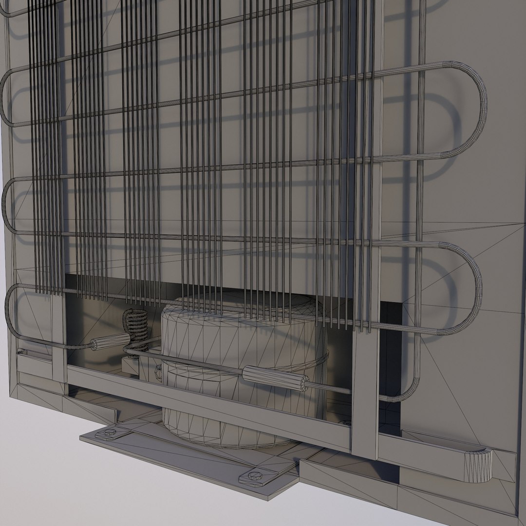 3D model Soviet Vintage refrigerator Zil Moskva 9 Color Variants ...