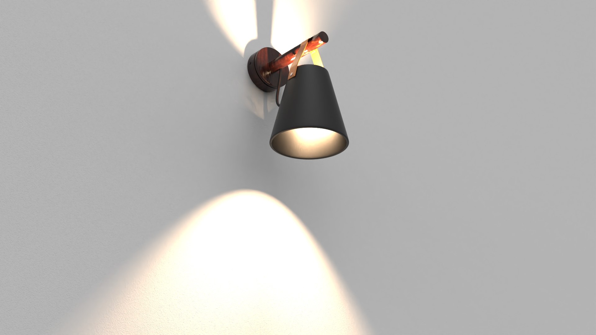 3D Wall Mounted Lamp Model - TurboSquid 2241891