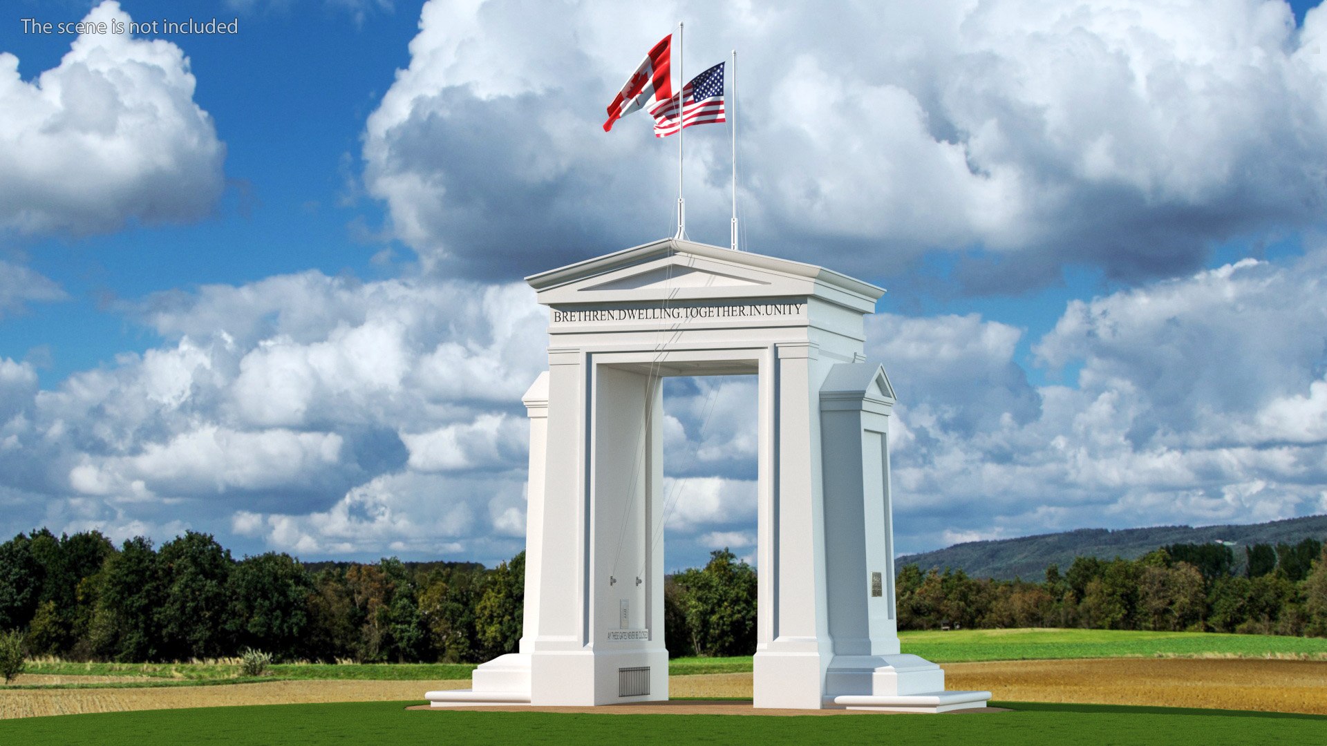 Peace Arch 3D Model - TurboSquid 2020760