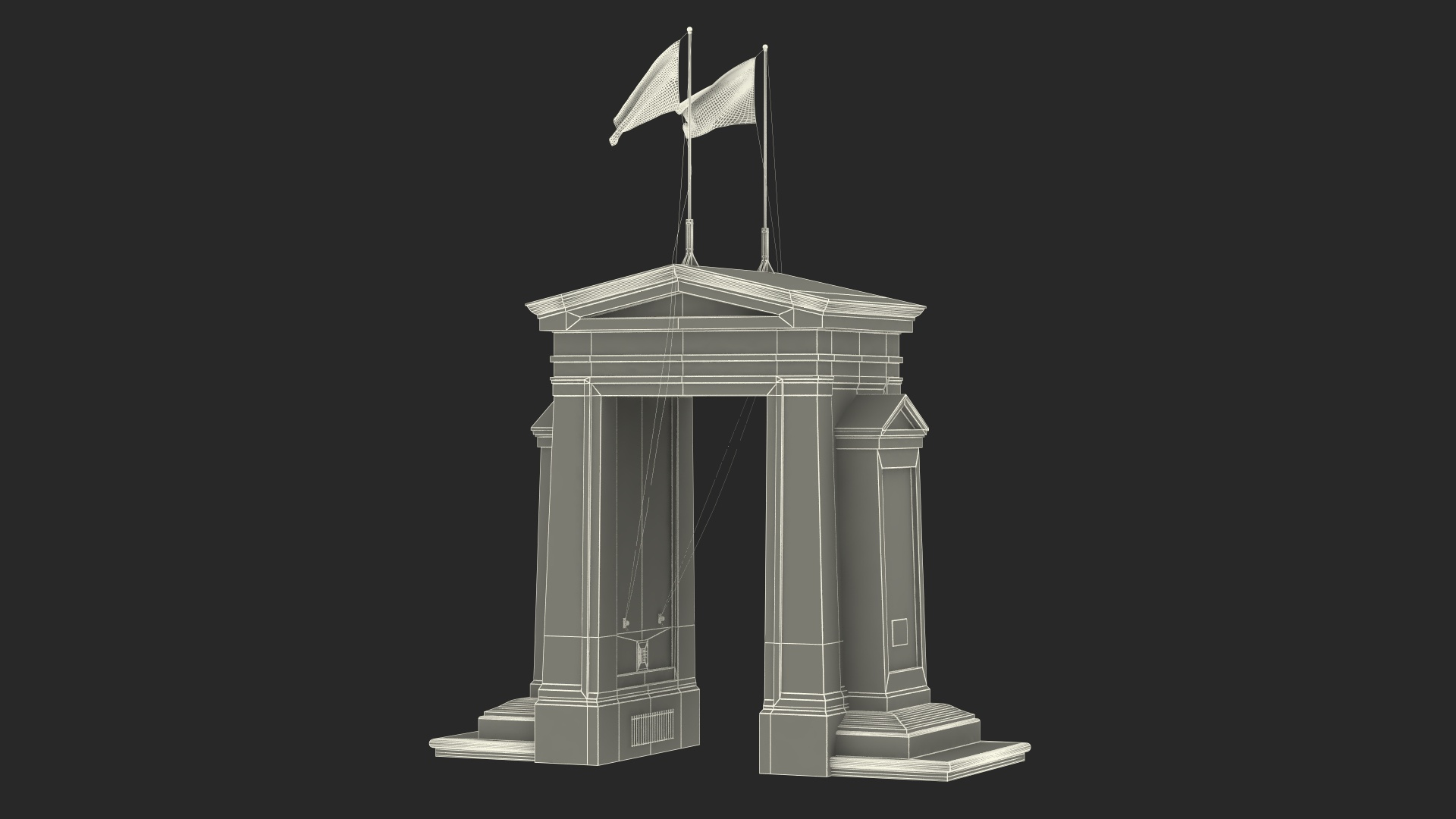Peace Arch 3D Model - TurboSquid 2020760