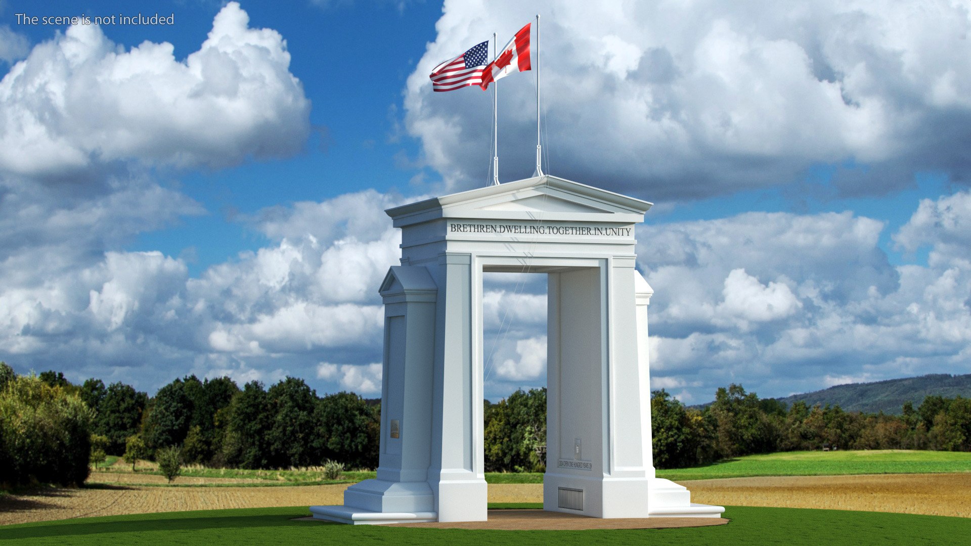 Peace Arch 3D Model - TurboSquid 2020760