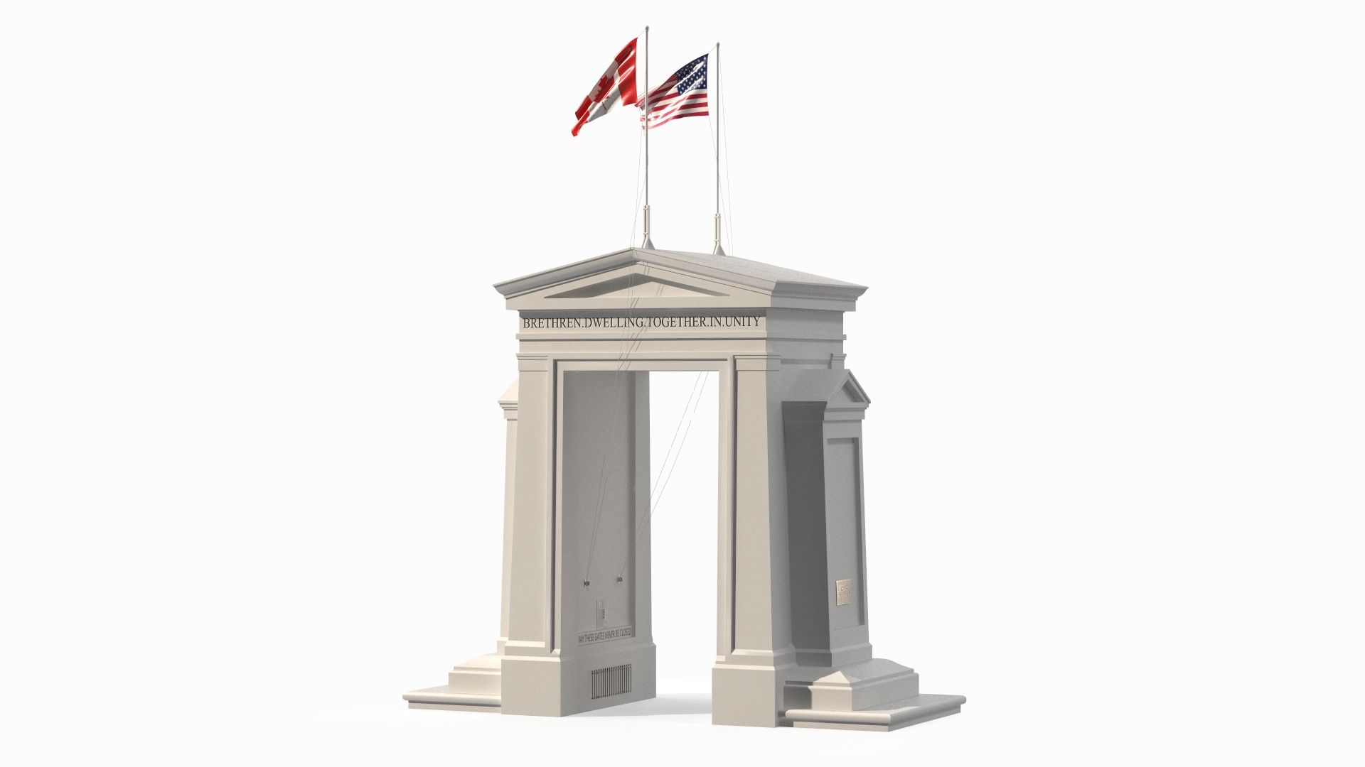 Peace Arch 3D Model - TurboSquid 2020760