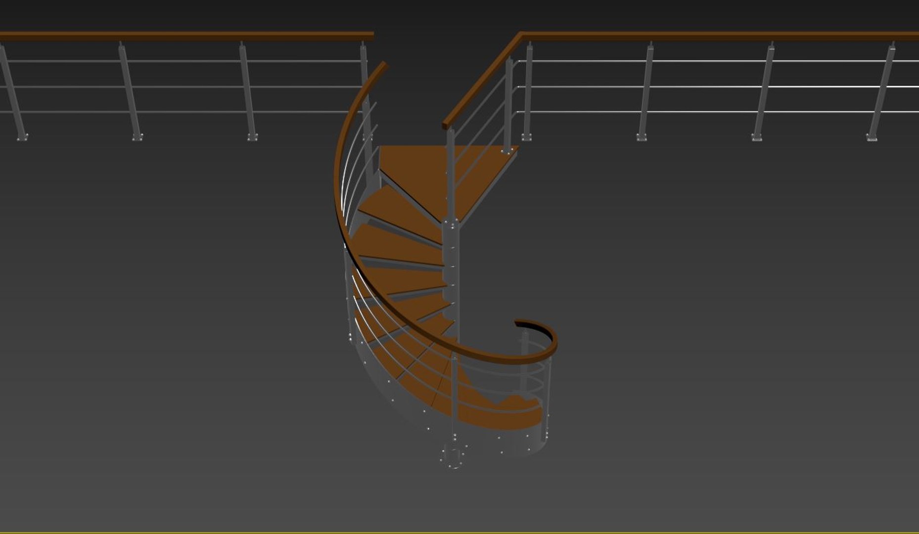 3D Spiral Stairs - TurboSquid 2000969