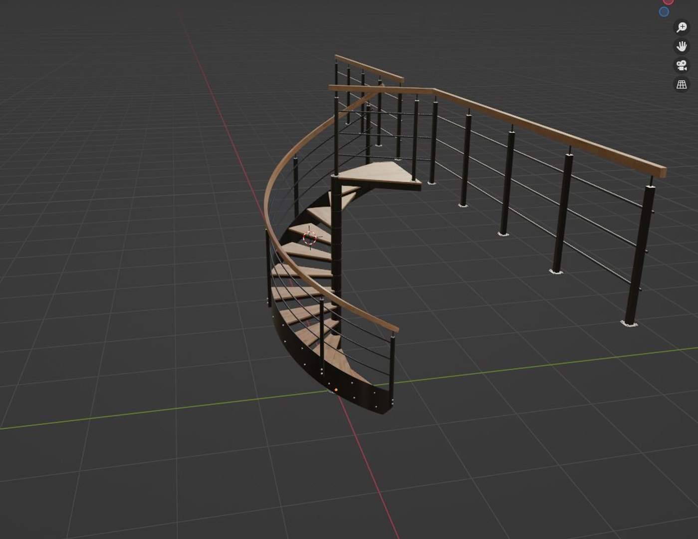 3D Spiral Stairs - TurboSquid 2000969